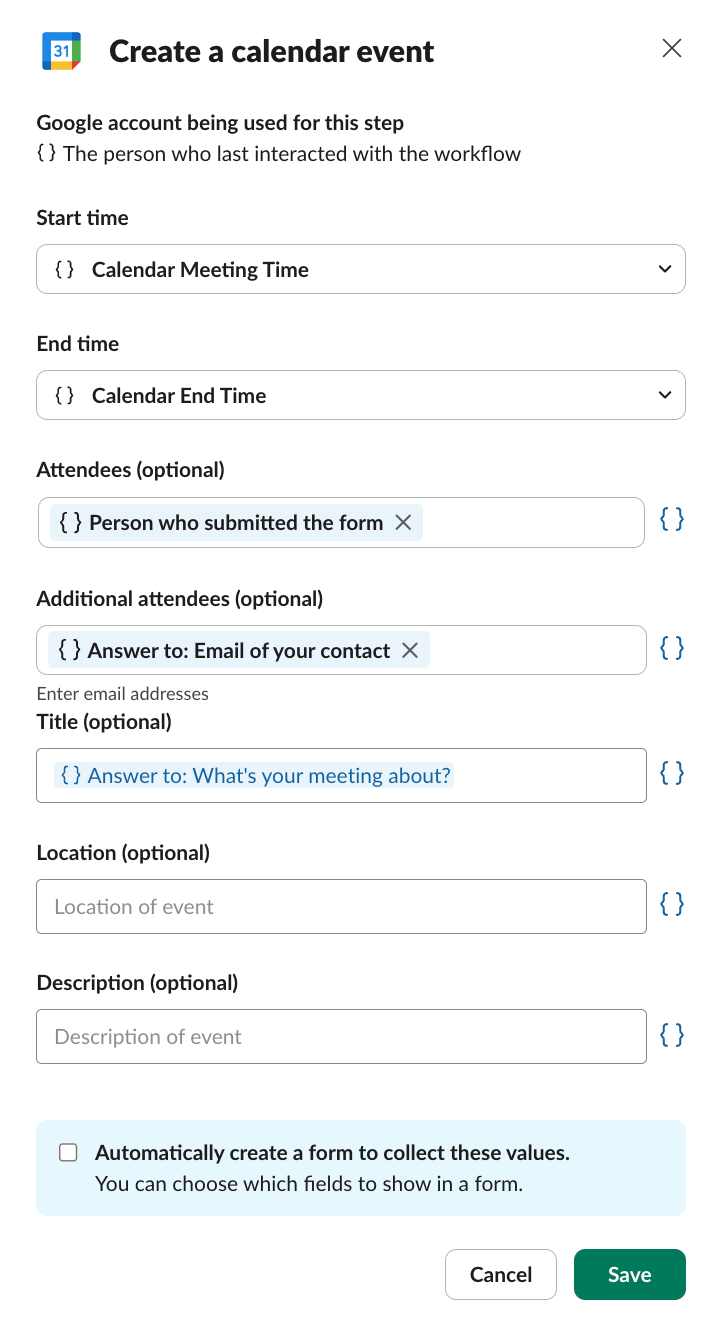 Custom functions in Workflow Builder: Scheduling meetings across time ...